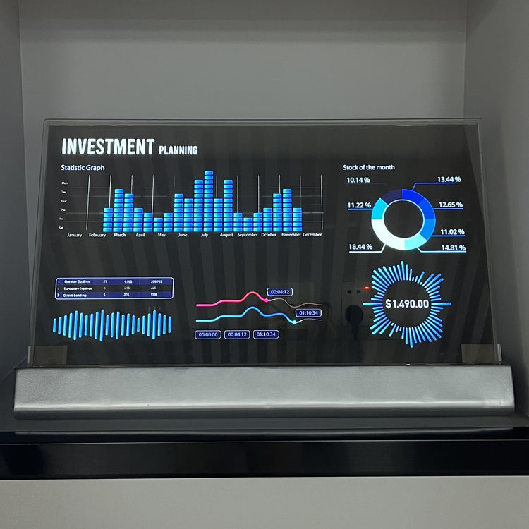 Transparent OLED Display | 30" to 77" transparent monitor | WARMERT